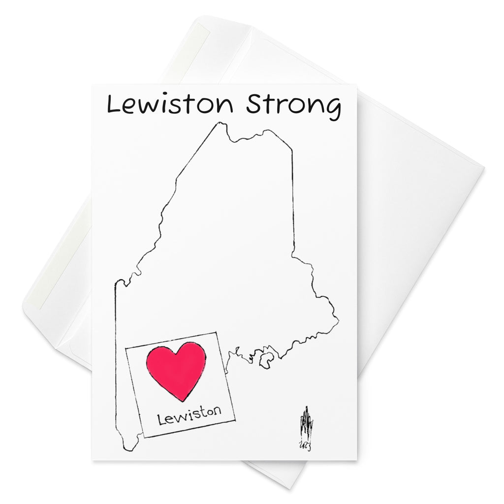 Lewiston Strong Notecard – Bangor Daily News